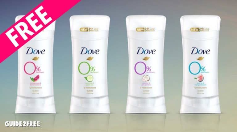 FREE Dove Aluminum Free Deodorant • Guide2Free Samples