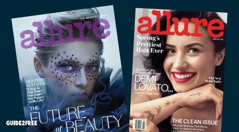 FREE Subscription to Allure Magazine • Guide2Free Samples